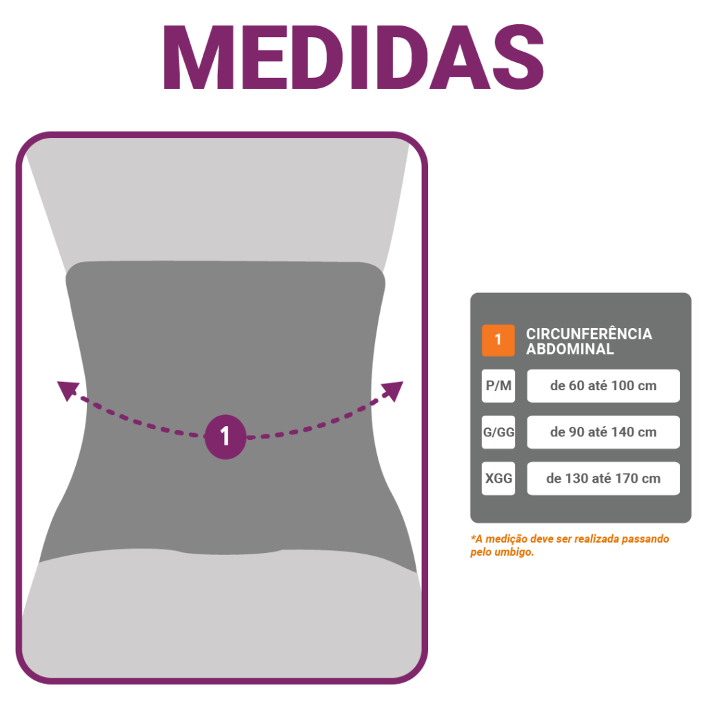 Faixa Elástica para Colostomia - 4 Painéis - Hidrolight